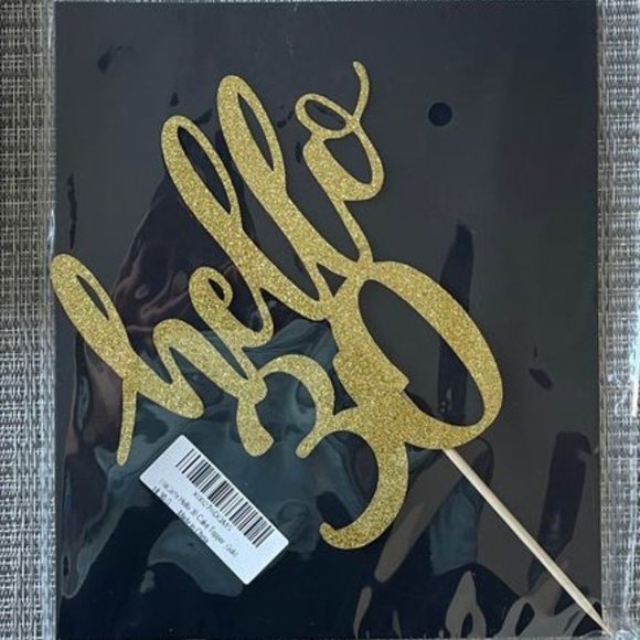 Party Supplies | Hello 3 Cake Toppers Bundle Of Two | Poshmark